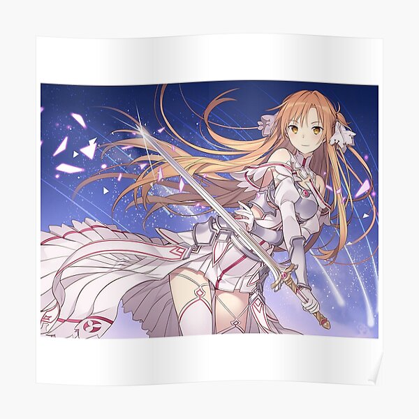 "Yuuki Asuna Sword Play " Poster for Sale by fergus0013 | Redbubble