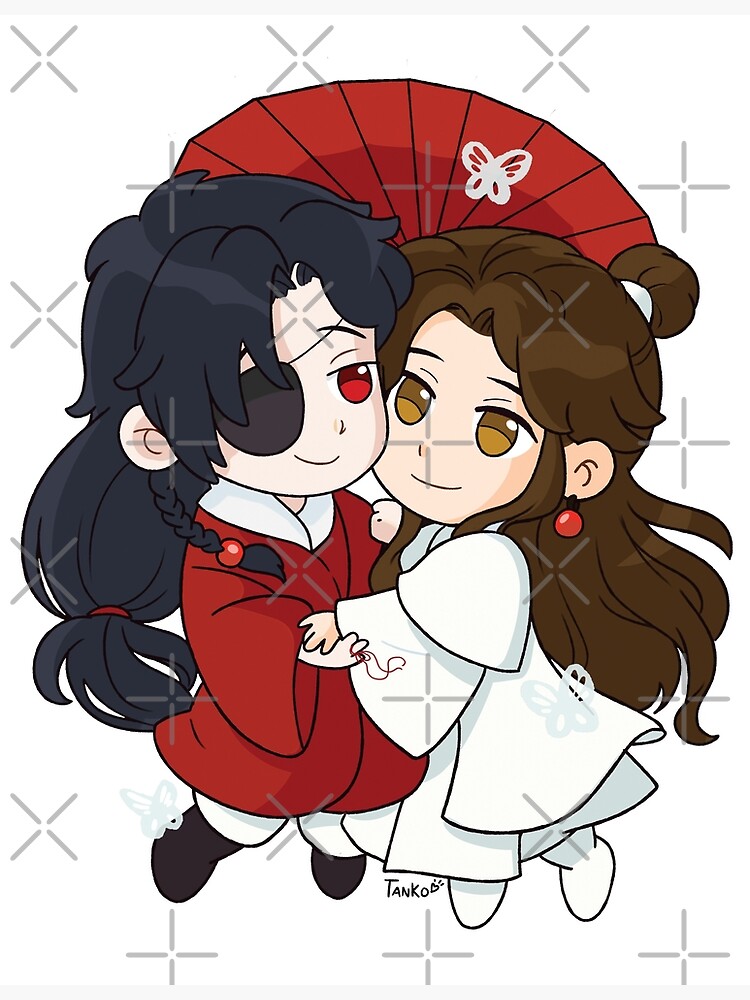 "TGCF Hualian (Hua Cheng and Xie Lian) chibi" Poster for Sale by ...