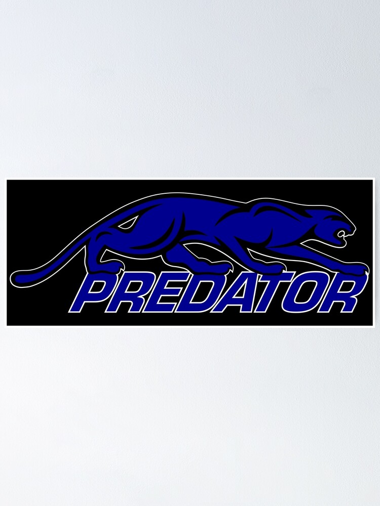 "PREDATOR CUES LOGO BLUE" Poster for Sale by diego75bcn | Redbubble