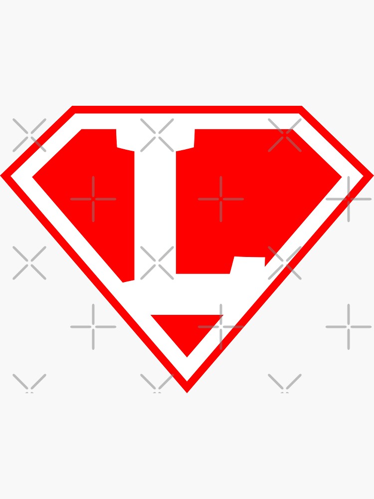 "Letter L | Vol.5 | a-z Super Letter" Sticker for Sale by GoodGamesMP ...