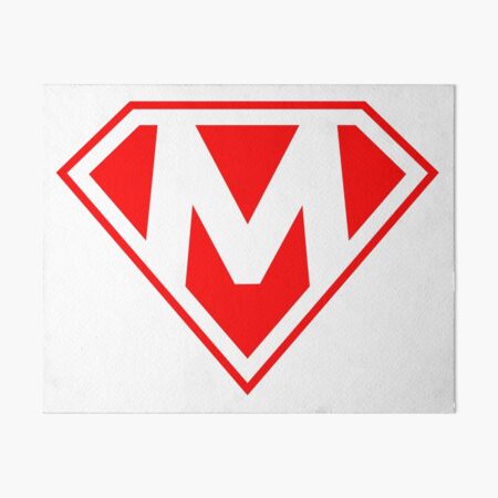 "Letter M | Vol.5 | a-z Super Letter" Art Board Print for Sale by ...
