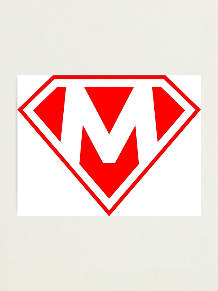"Letter M | Vol.5 | a-z Super Letter" Photographic Print by GoodGamesMP ...