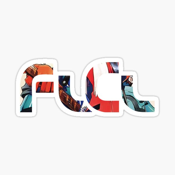 "Awesome FLCL Logo" Sticker by pisavam | Redbubble