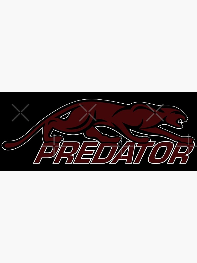 "PREDATOR CUES LOGO RED" Poster for Sale by diego75bcn | Redbubble
