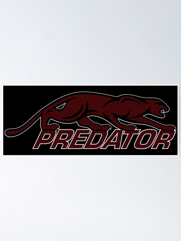 "PREDATOR CUES LOGO RED" Poster for Sale by diego75bcn | Redbubble