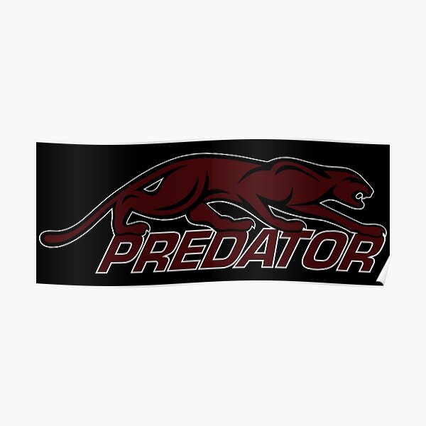 "PREDATOR CUES LOGO RED" Poster for Sale by diego75bcn | Redbubble