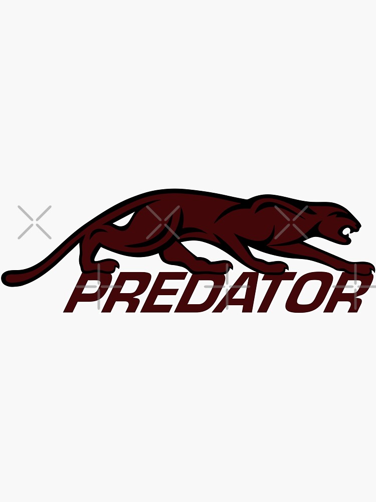 "PREDATOR CUES LOGO RED" Sticker for Sale by diego75bcn | Redbubble