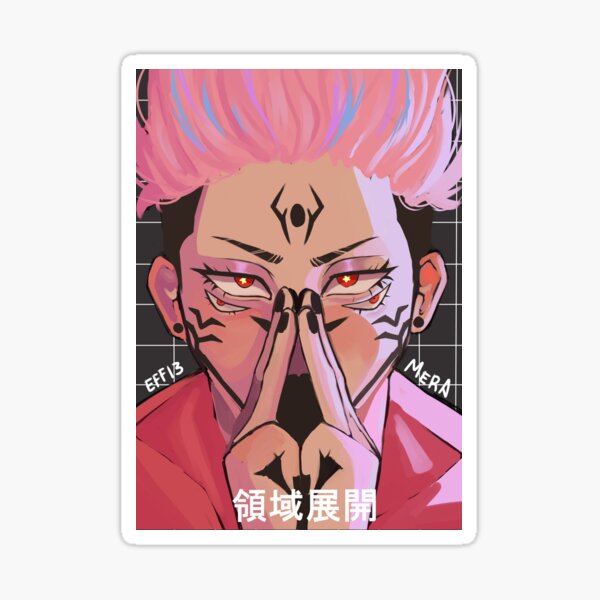 "Sukuna" Sticker for Sale by Effi3mera | Redbubble