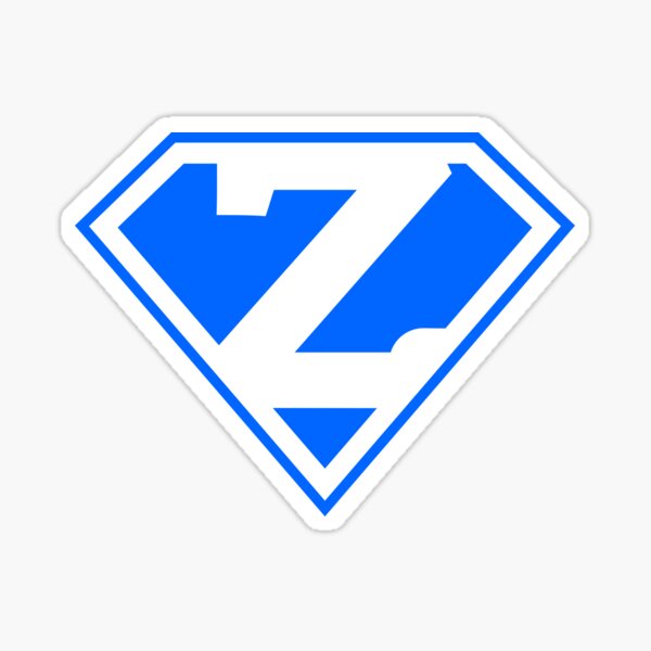 "Letter Z | Vol.6 | a-z Super Letter" Sticker for Sale by GoodGamesMP ...