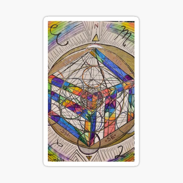 ""Emc2 Metatrons Cube"" Sticker for Sale by StonedMasonArts | Redbubble