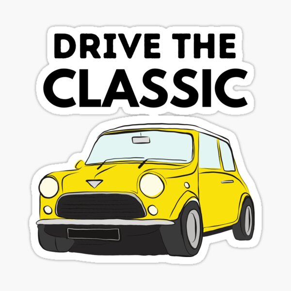 "Drive the Classic Car Enthusiast " Sticker by Desandu | Redbubble