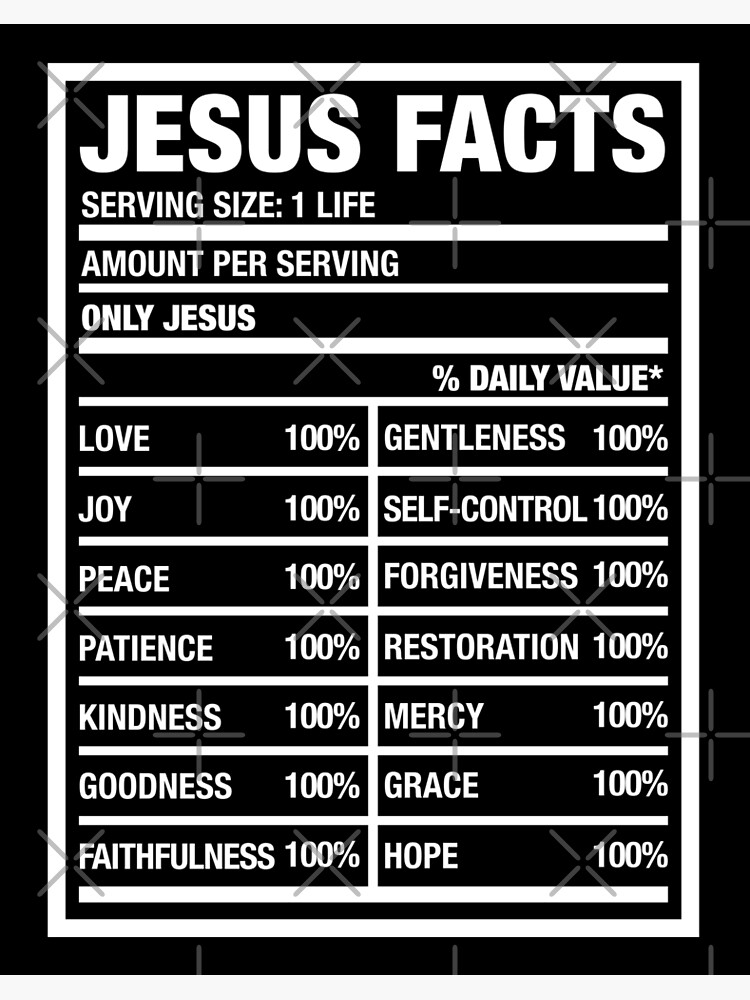 "Jesus facts" Art Board Print for Sale by plushism | Redbubble