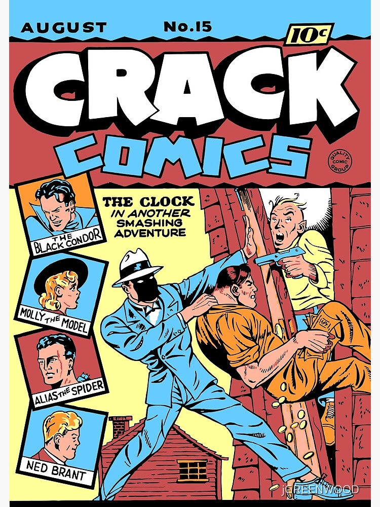 "The Clock Comic Cover" Greeting Card for Sale by jGREENWOOD | Redbubble
