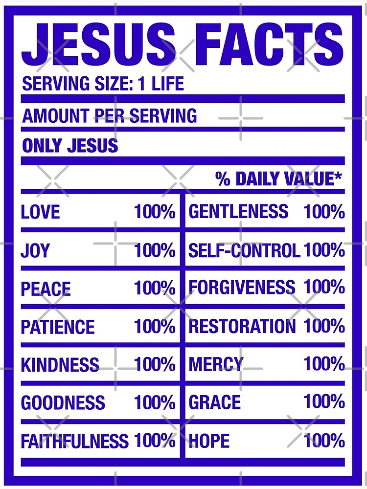 "Jesus facts" Poster by plushism | Redbubble