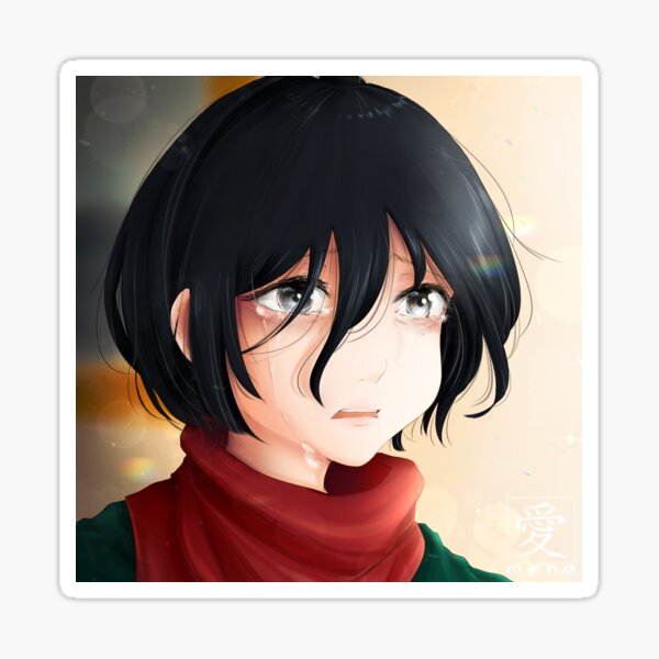 "Mikasa" Sticker for Sale by manachan-arts | Redbubble