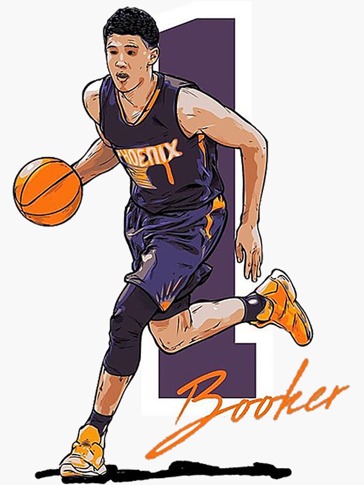 "2 devin booker" Sticker for Sale by camposdd666 | Redbubble