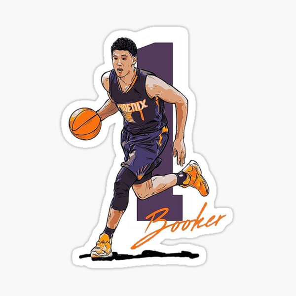 "2 devin booker" Sticker for Sale by camposdd666 | Redbubble