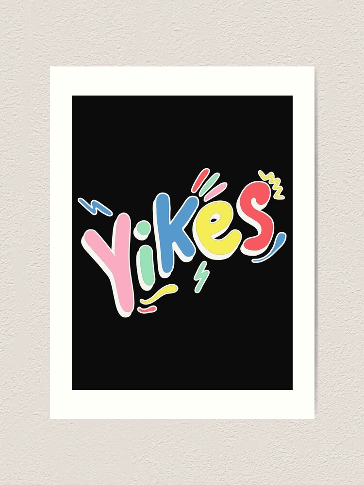 "Eddy burback m-erch Yikes Logo" Art Print for Sale by JohnTurnerMR ...