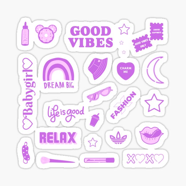 "Purple pack" Sticker for Sale by Hoetoons | Redbubble