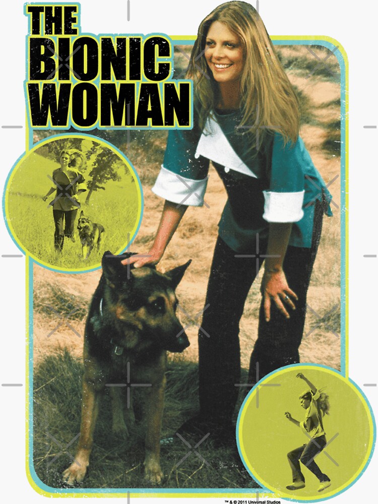 "The bionic woman" Sticker for Sale by clertzuid | Redbubble