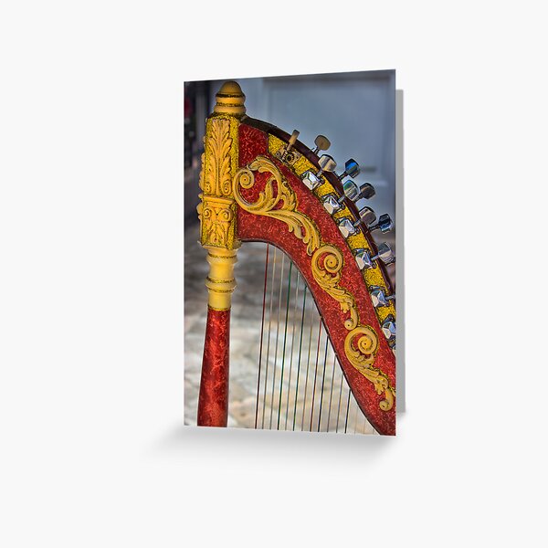 "The Harp" Greeting Card for Sale by alabca | Redbubble