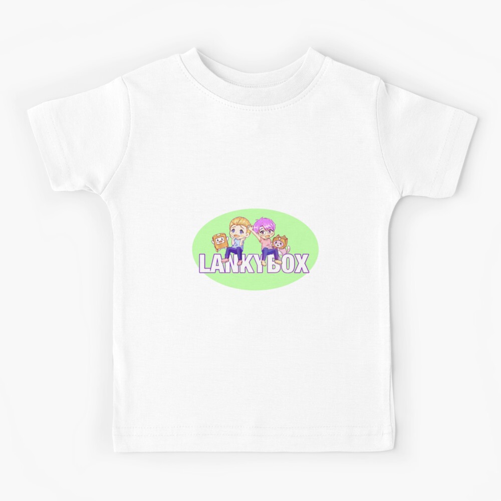 "LankyBox | Foxy & Boxy | Roblox | French Blue" Kids T-Shirt by ...