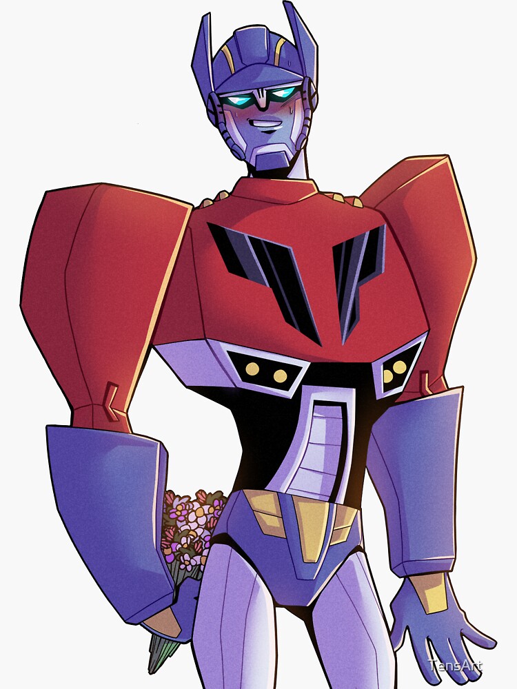 "Optimus Prime TFA" Sticker for Sale by IntensArt | Redbubble