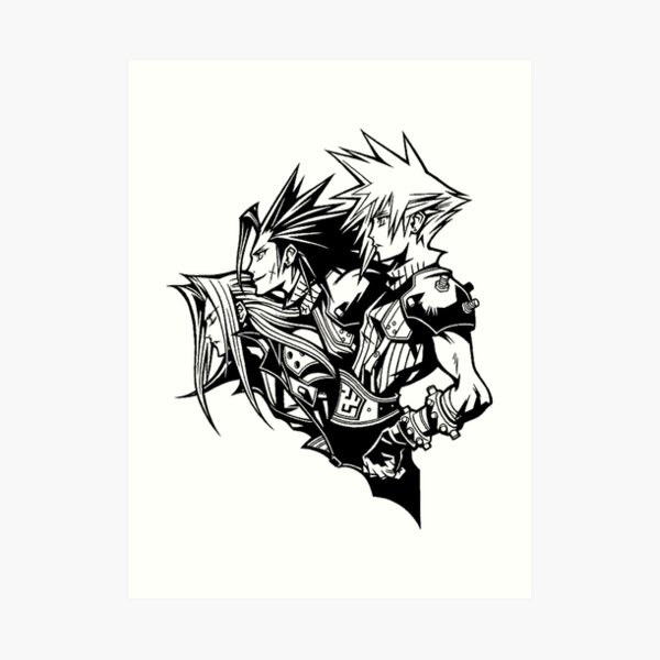 "Final Fantasy Anniversary Logo" Art Print by Nifunifadraws | Redbubble