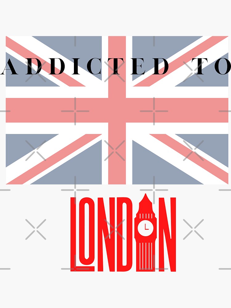 "ADDICTED " Sticker for Sale by Georgianart | Redbubble