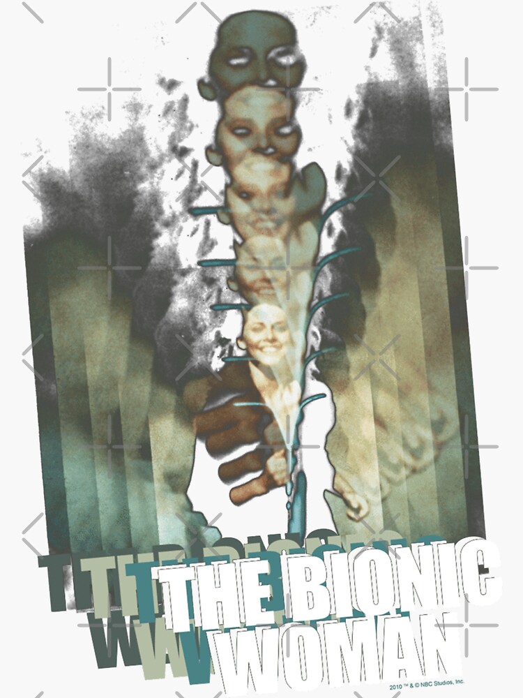 "The bionic woman" Sticker for Sale by clertzuid | Redbubble