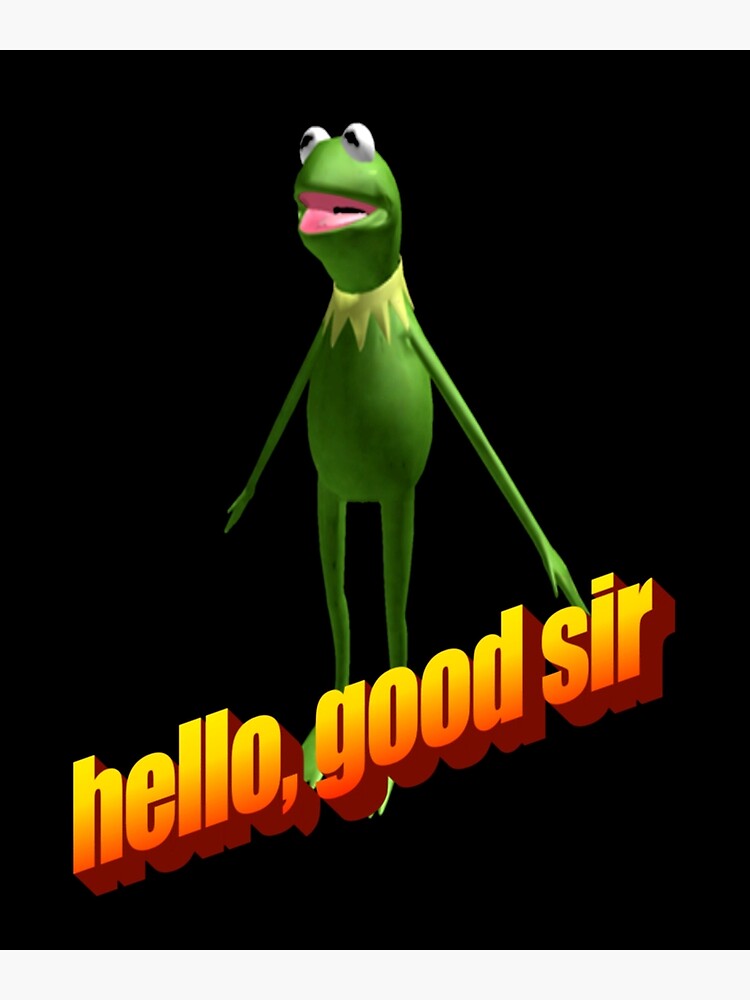 "Kermit The Frog T-pose" Poster by FayRizzo | Redbubble