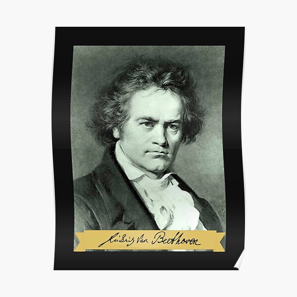 Beethoven Posters | Redbubble