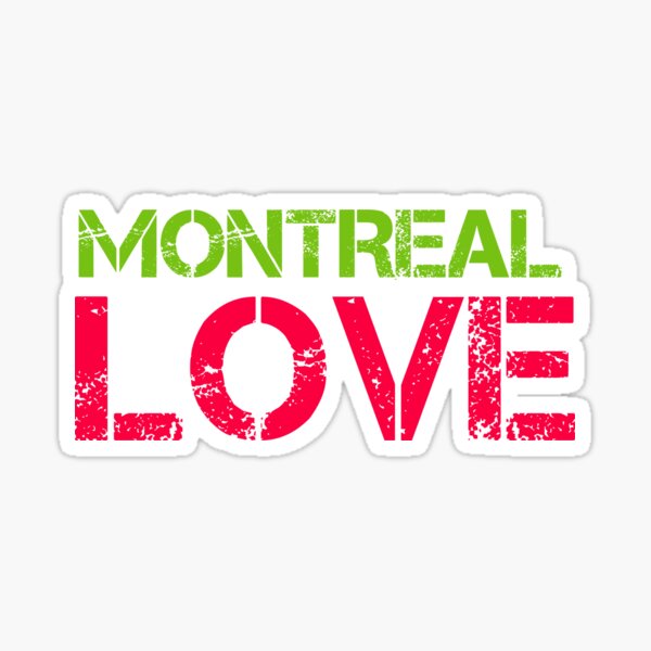 "Montreal design" Sticker by Stylehigh | Redbubble