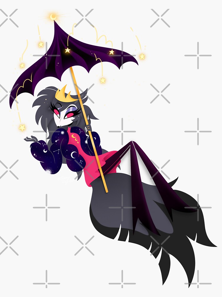 "Princess Octavia Helluva Boss" Sticker for Sale by Snowydayout | Redbubble