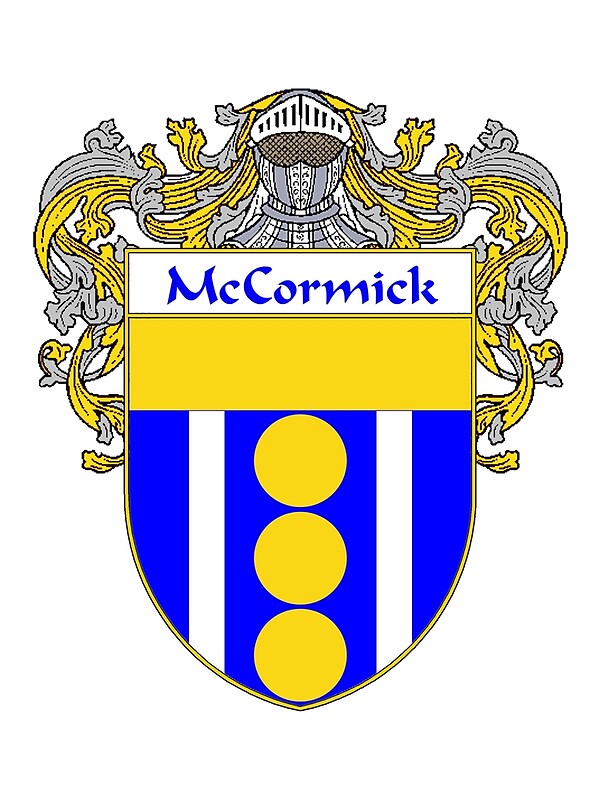 "McCormick Coat of Arms/Family Crest" by William Martin | Redbubble