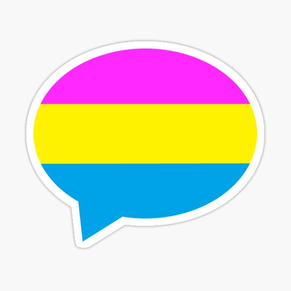 "'Subtle Pan Pride'" Sticker by kerrangutang | Redbubble