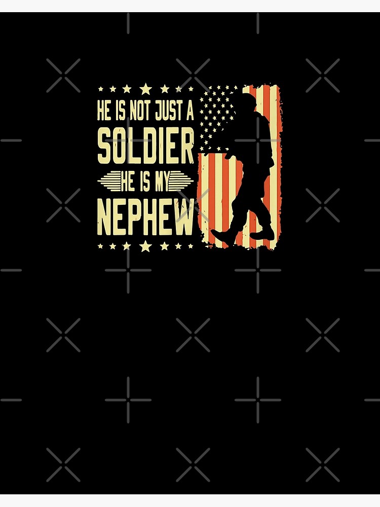 "My Nephew Is A Soldier Hero Proud Army Aunt Uncle Military ...
