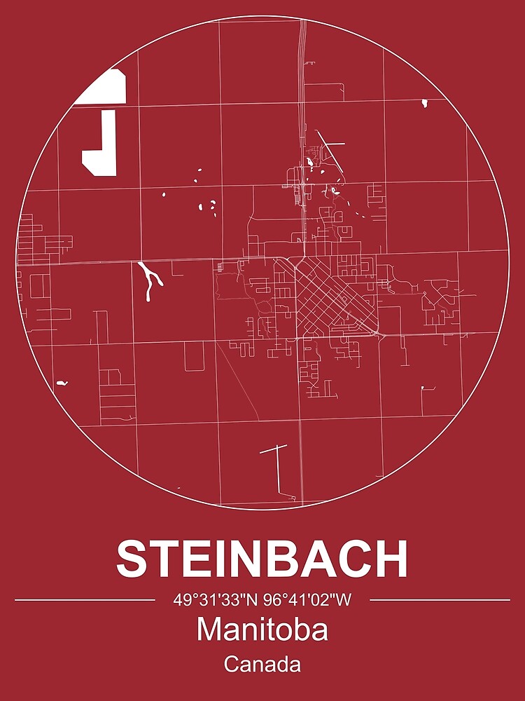 "Steinbach (Manitoba, Canada) City Map" Poster for Sale by jesse ...