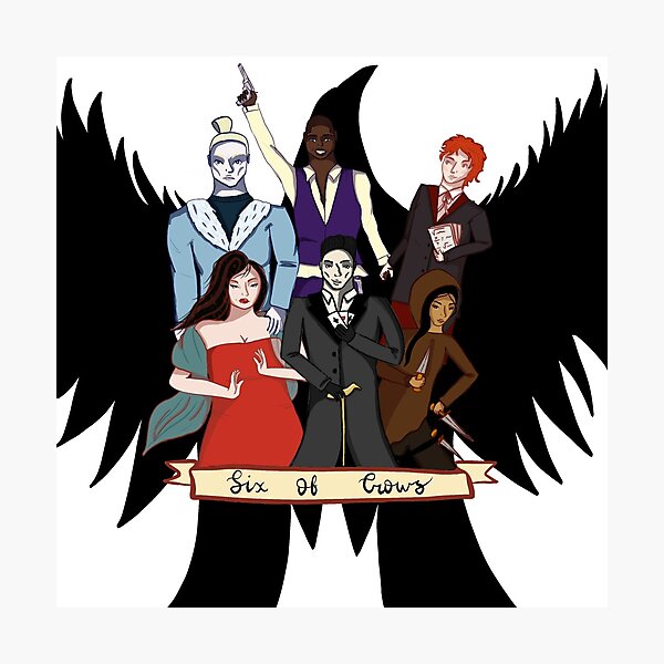 "The Six of Crows Gang" Photographic Print for Sale by IsThereAManual ...