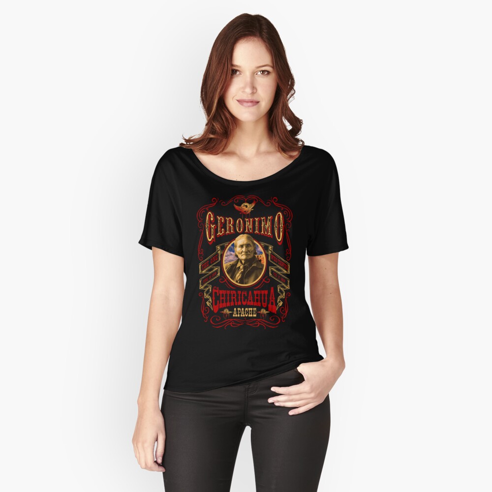 "Apache Geronimo Native American T-Shirt" Essential T-Shirt for Sale by ...