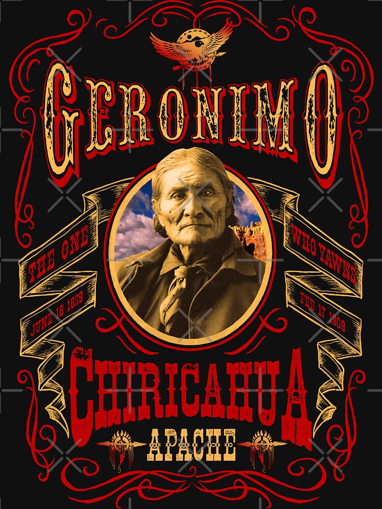 "Apache Geronimo Native American T-Shirt" Essential T-Shirt for Sale by ...