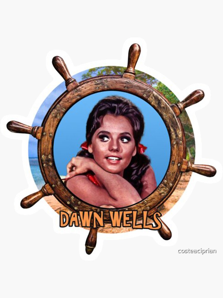 "dawn wells awesome" Sticker for Sale by costeaciprian | Redbubble