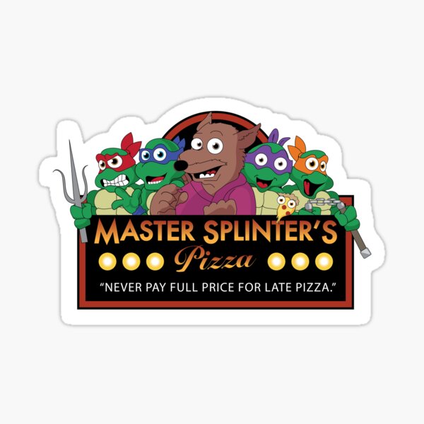 "Master Splinters Pizza FNAF Five Nights at Freddy's" Sticker for Sale by Dansmash | Redbubble