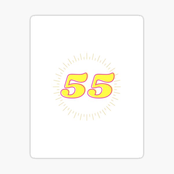 "55" Sticker for Sale by SeoulKorea | Redbubble