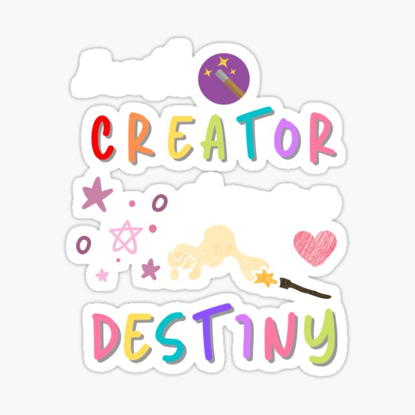 "I am the Creator of My Own Destiny" Sticker for Sale by BaitongSAWA ...
