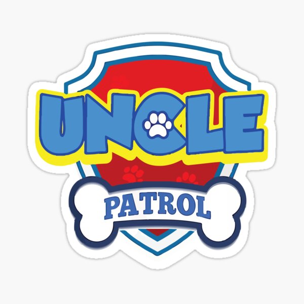 "paw patrol uncle" Sticker for Sale by ubantee | Redbubble
