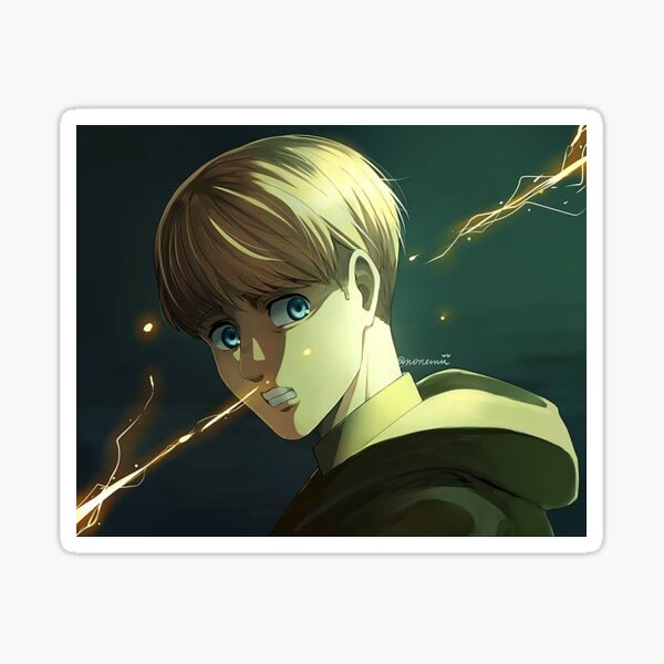 "armin attack on titan" Sticker for Sale by mimin22304 | Redbubble