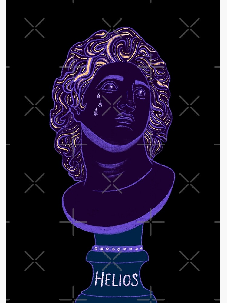 "Helios Greek God Sculpture Vaporwave " Poster by emilyunderworld ...