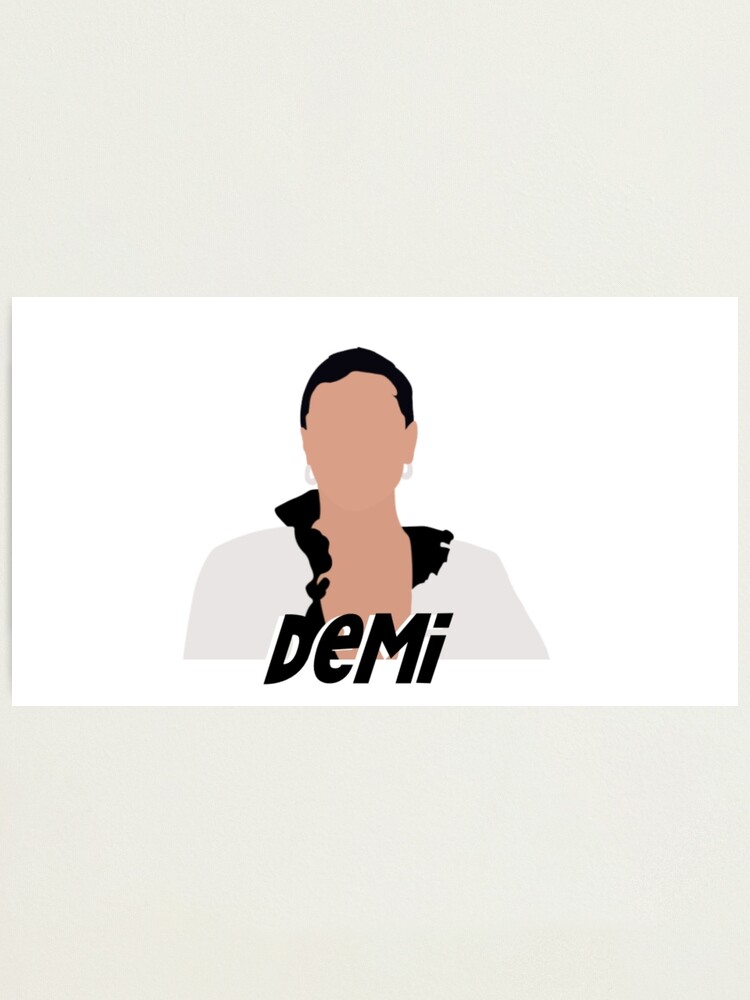 "demi sticker" Photographic Print by sabrina511 | Redbubble