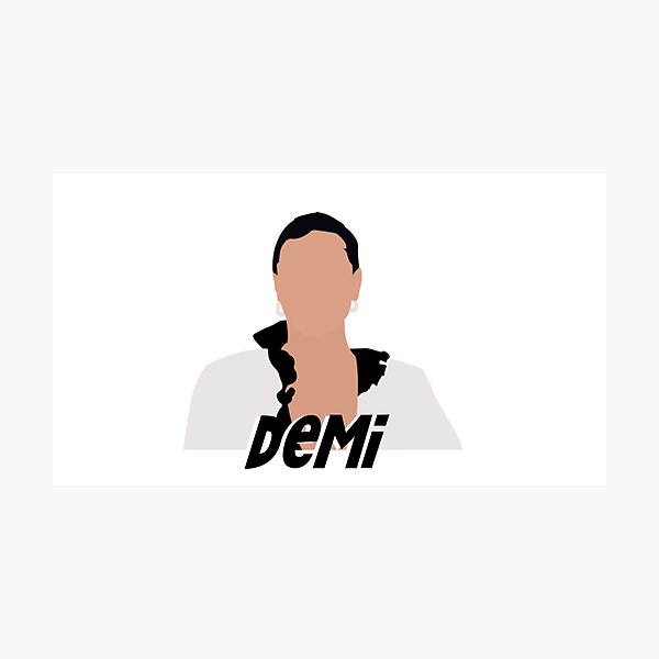 "demi sticker" Photographic Print by sabrina511 | Redbubble